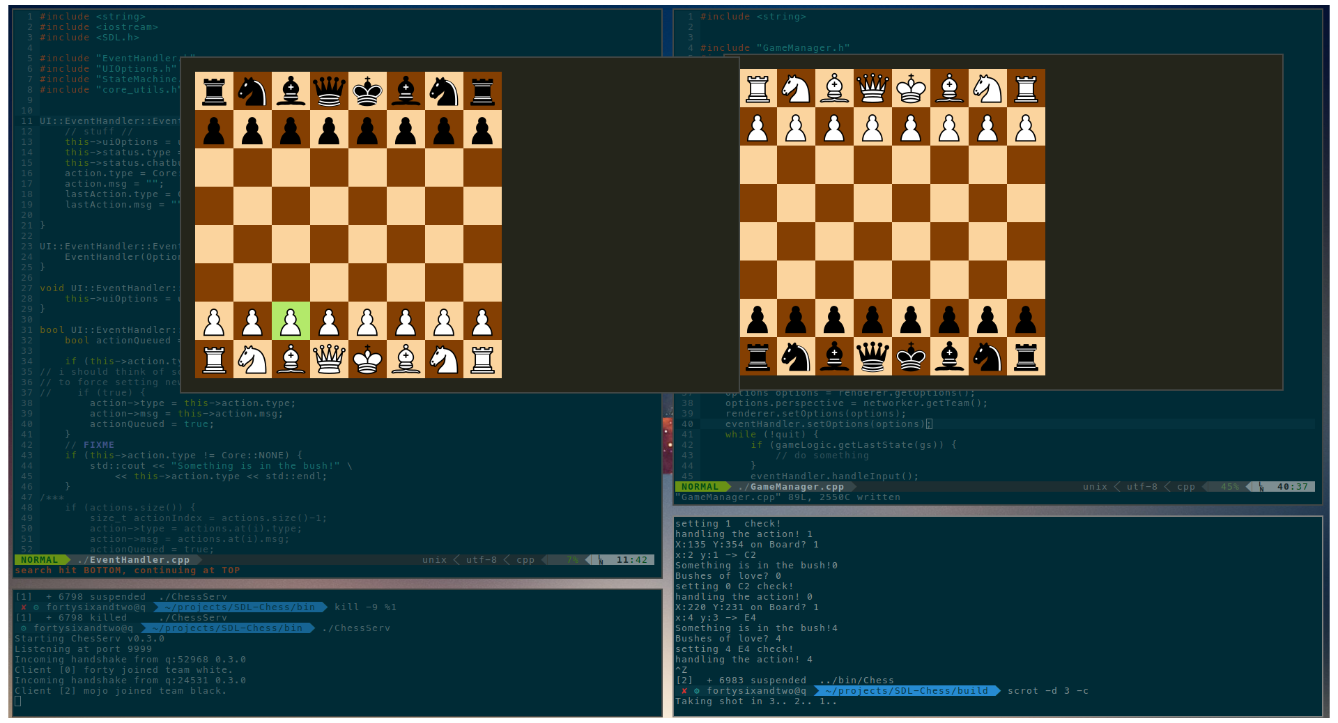 GitHub - fortysixandtwo/Chess: Chess using SDL